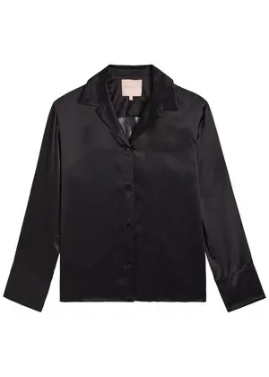 ROKSANDA Delan Silk-satin Shirt - Black