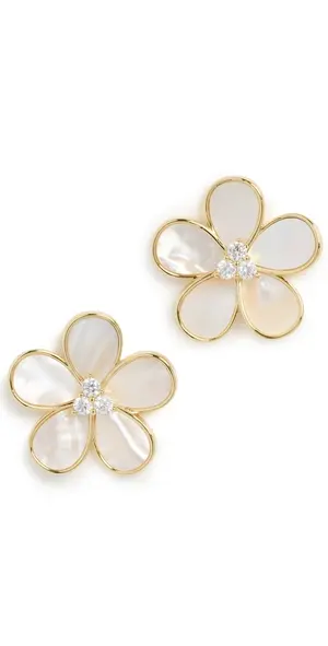 Shashi Jardin Nacre Earrings - Pearl