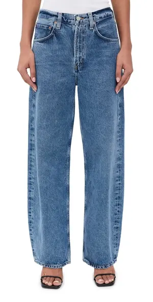 Agolde Pieced Angled Jeans For Women