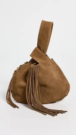 Dolce Vita Zury Handbag - Camel Suede