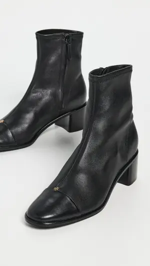 Tory Burch Cap-toe Ankle Boots