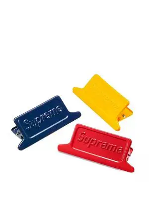 Supreme Dulton Logo-embossed Small Clips - Blue