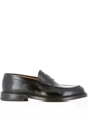 Green George Contrast Stitching Loafers