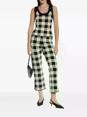 Posse Gingham Sleeveless Top