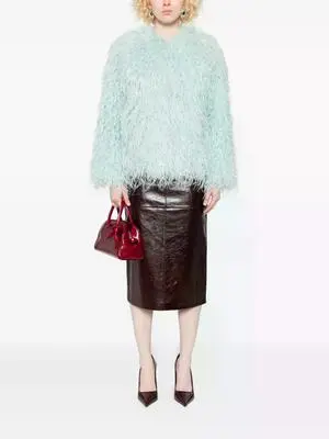 FORTE_FORTE Wave Faux-fur Jacket