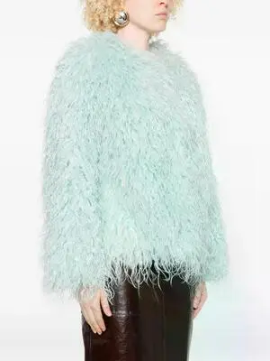 FORTE_FORTE Wave Faux-fur Jacket