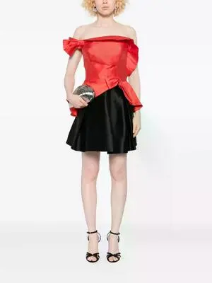 GEMY MAALOUF Ruffled One-shoulder Top
