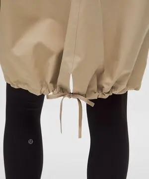 Lululemon Waterproof Fishtail Rain Coat - Sheer Oak