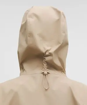 Lululemon Waterproof Fishtail Rain Coat - Sheer Oak