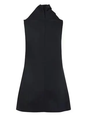 Khaite High-neck A-line Dress