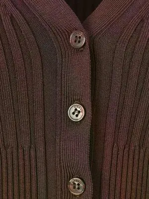 Simkhai Ribbed-knit Cardigan - Brown