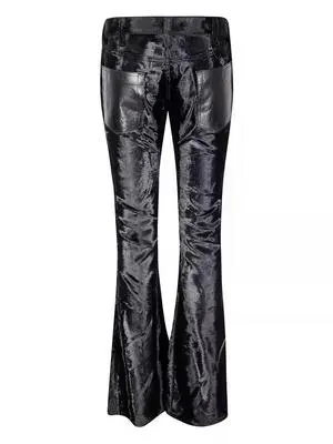 Junya Watanabe Velvet-finish Flared Trousers