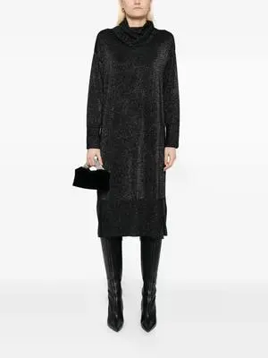 N.peal Roll-neck Dress