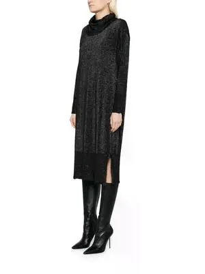 N.peal Roll-neck Dress