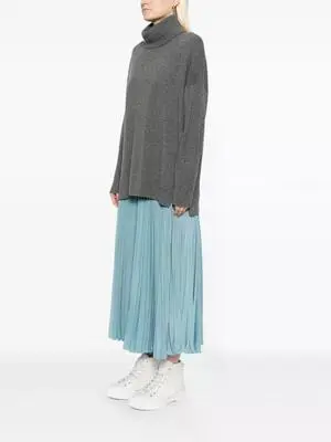 N.peal Longline Roll-neck Pullover