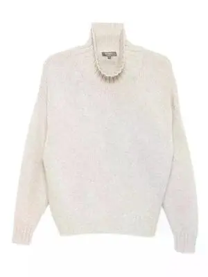 N.peal Chunky Funnel Neck Sweater