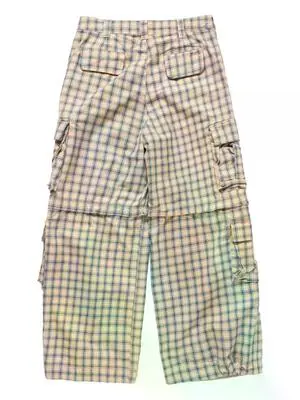 ERL Plaid Cargo Track Pants