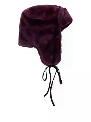 Paul Smith Faux-fur Ear-flap Hat - Purple