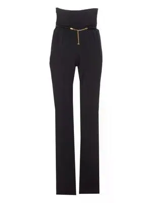 Elisabetta Franchi Chain-link Belted Trousers