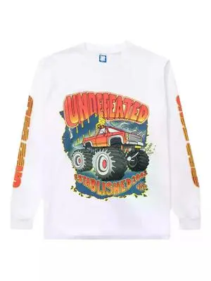 UNDEFEATED Monster-truck Long-sleeve T-shirt - White