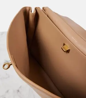 Balenciaga Rodeo Leather Shoulder Bag - Beige
