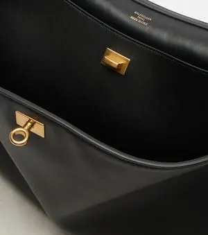 Balenciaga Rodeo Large Leather Tote Bag - Black