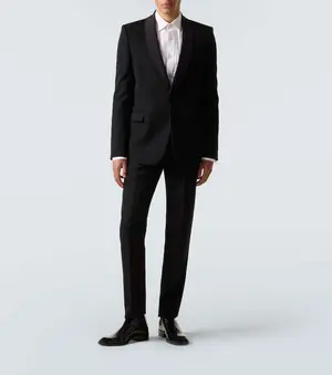 Alexander McQueen Virgin Wool Tuxedo Jacket