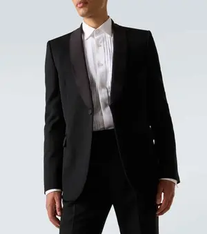 Alexander McQueen Virgin Wool Tuxedo Jacket