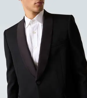 Alexander McQueen Virgin Wool Tuxedo Jacket