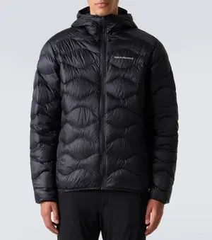 PEAK PERFORMANCE Helium Hooded Down Jacket - Black