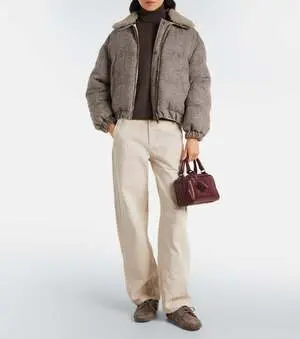 Brunello Cucinelli Wool-blend Down Jacket