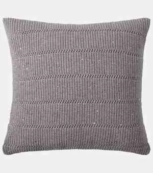 Brunello Cucinelli Cashmere And Wool-blend Cushion