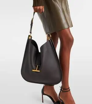 TOM FORD Tara Leather Shoulder Bag