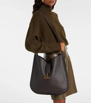 TOM FORD Tara Leather Shoulder Bag