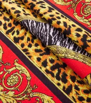 Versace Barocco Printed Wool Blanket