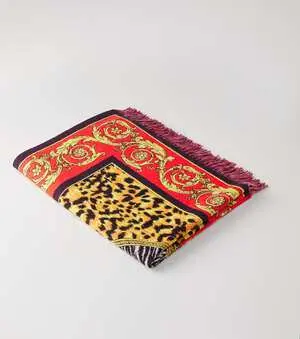 Versace Barocco Printed Wool Blanket