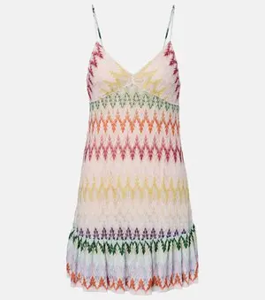 Missoni Lamé Minidress - Multicoloured