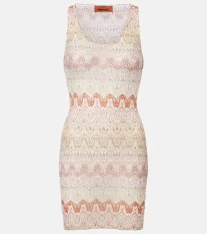Missoni Metallic Lamé Mini Dress - Multicoloured