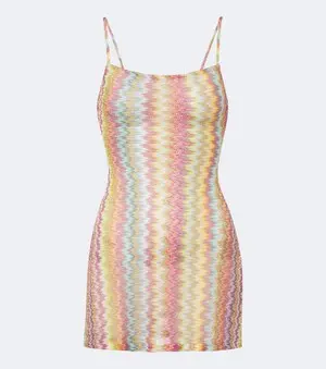 Missoni Lamé Minidress - Multicoloured