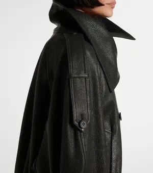Acne Studios Double-breasted Leather Jacket