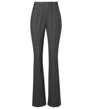 CAROLINA HERRERA Striped Wool-Blend Trousers