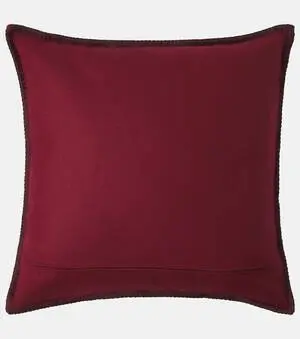 Etro Ribot Wool Cushion - Red