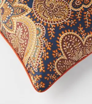 Etro Giano Paisley Cotton Cushion