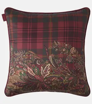 Etro Boyd Paisley Cotton Cushion