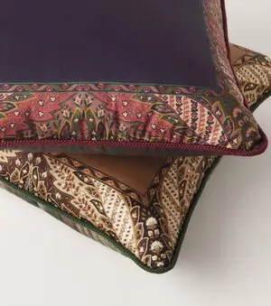 Etro Boyd Paisley Cotton Cushion