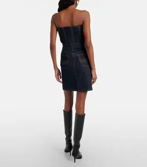 JEAN PAUL GAULTIER Denim Miniskirt - Blue