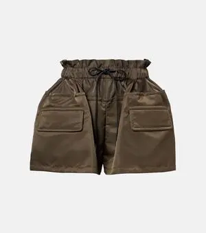 Sacai Technical Twill Shorts - Green