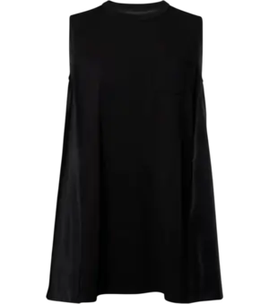 Sacai Paneled Mini Dress - Black
