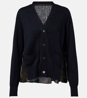 Sacai Collared Cardigans For Women