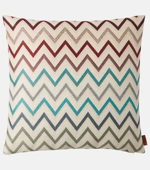 Missoni Watamu Zigzag Cotton Cushion - Multicoloured